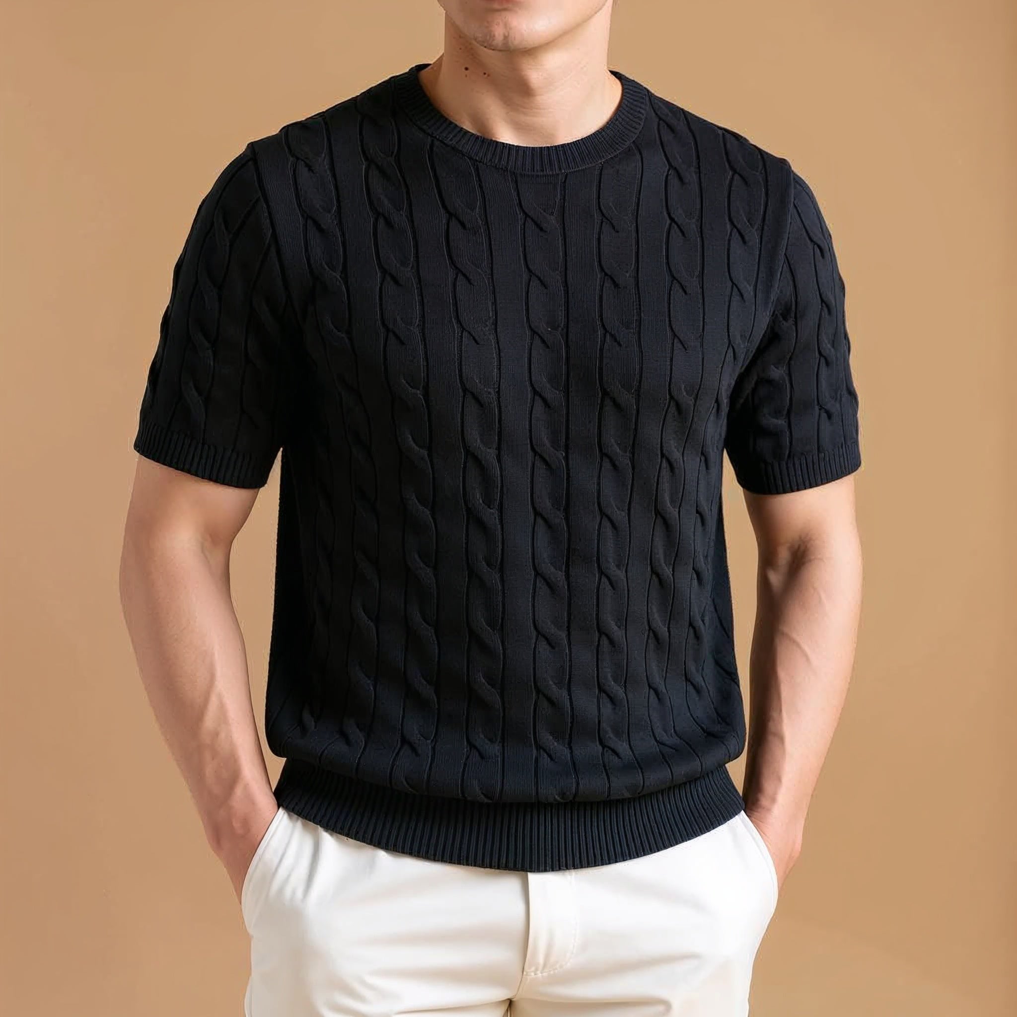 STEFANO EMILI FINE CABLE KNIT – Giorgio Luciano